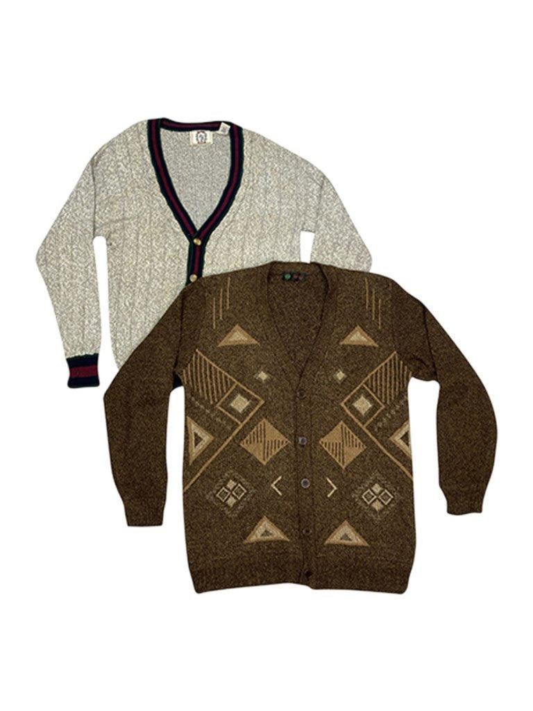 Vintage Men's Print Cardigan Bundle – American Recycled Clothing Wholesale