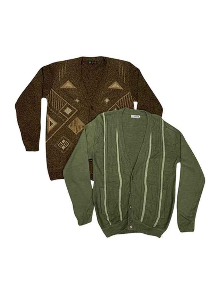 Vintage Men's Print Cardigan Bundle – American Recycled Clothing Wholesale